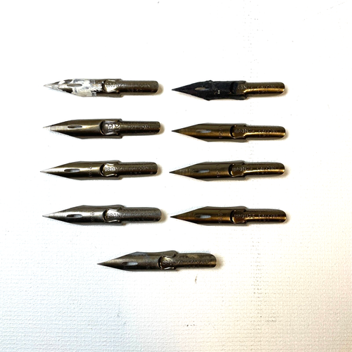LOT of 9 Vintage Falcon Fountain Pen Nibs | eBay