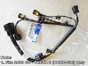 OEM Injector & High Pressure Sensor Wire Harness KIA Sportage Optima ...