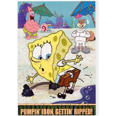 Spongebob Ripped Poster 2005 Nickelodeon 22.375x34'' Spongebob ...