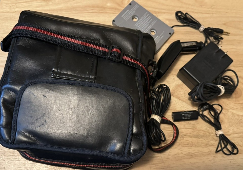 Quasar Portable CD Player Accessories )Carry Bag, Car Adaptor, Volume ...