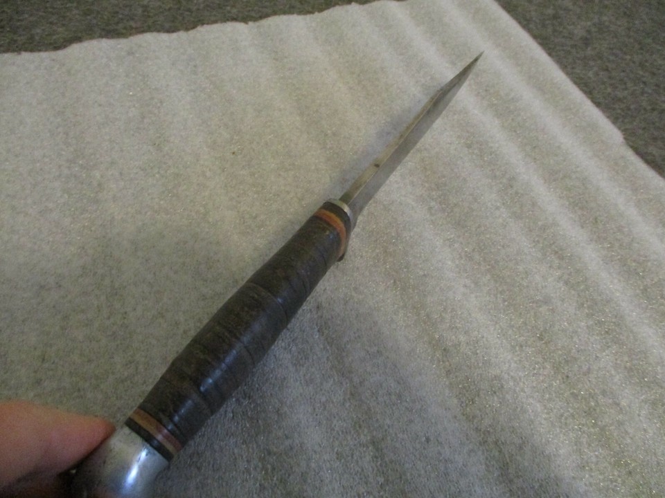 WW2 PAL RH-35 USN MARK 1 DECK KNIFE LEATHER STACK (NO SHEATH) ISSUED | eBay