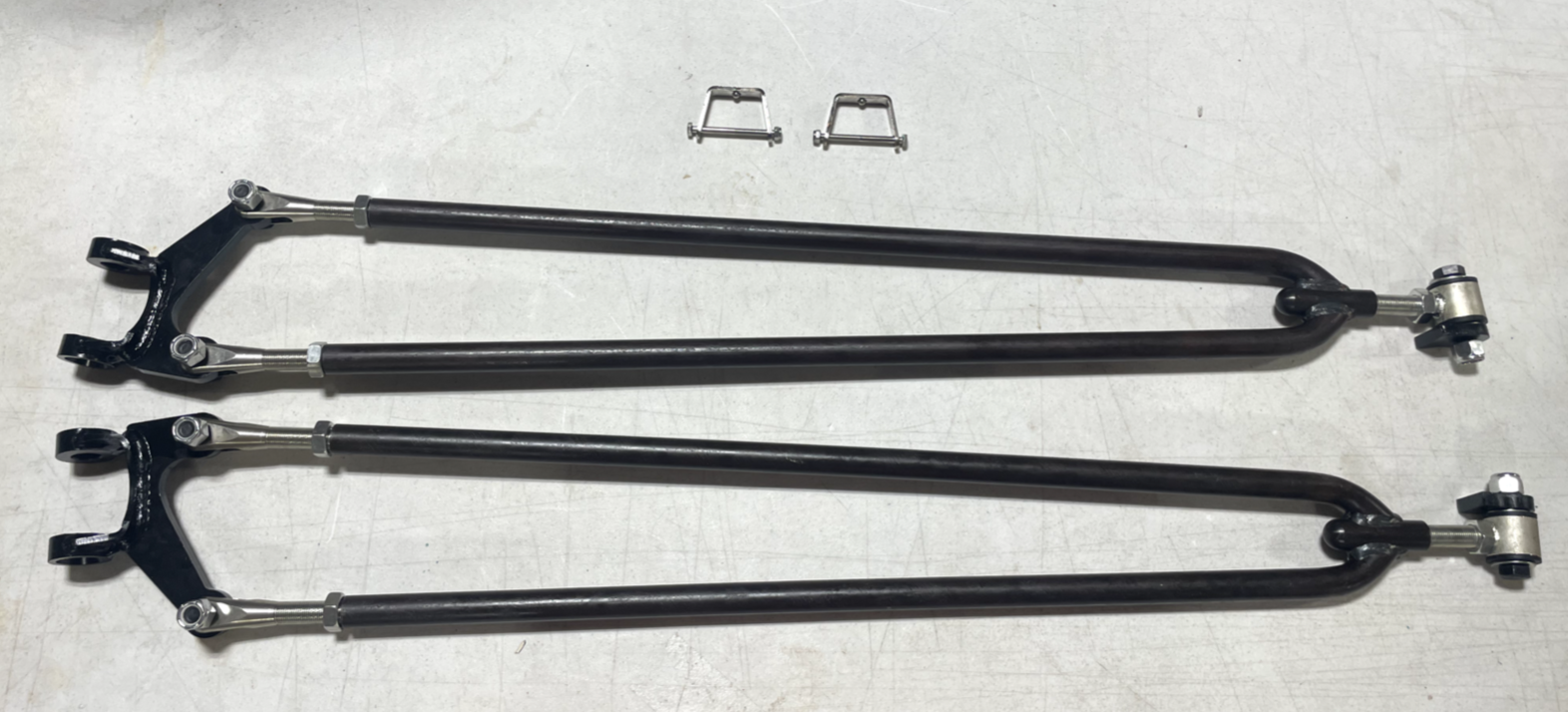 Universal Solid Axle Radius Hairpin Kit Street Rod Custom I-Beam 4 Bar ...