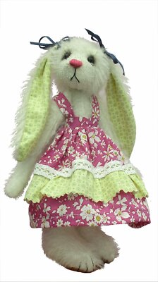 Sasha rabbit soft toy sewing pattern. Makes 8" bunny (20cm) by ...