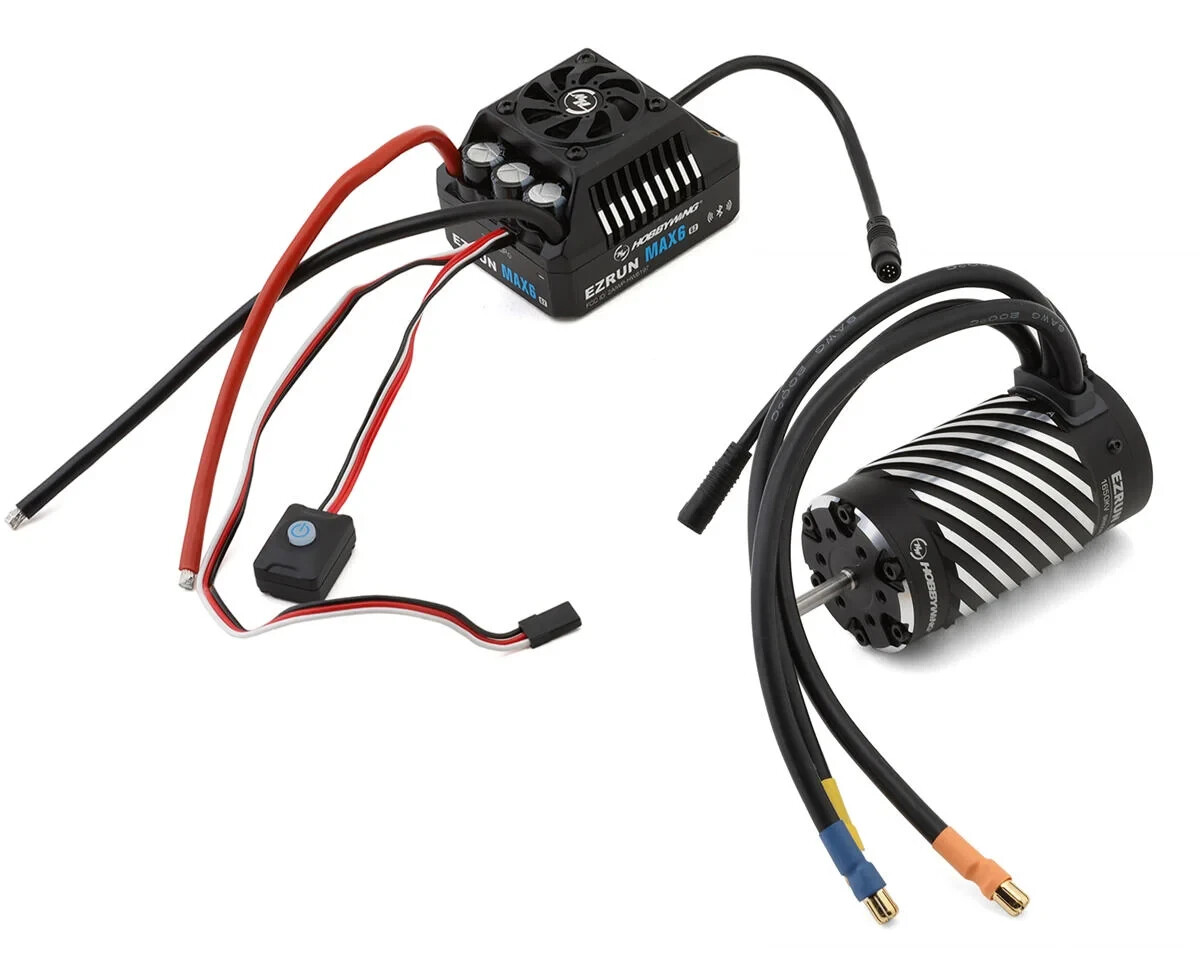 Hobbywing EZRun MAX6 G2 Sensored Brushless ESC & Motor Combo w/4990SD ...