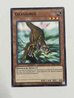 Yugioh! Gilasaurus - SR04-EN012 - Common - Unlimited Edition English | eBay