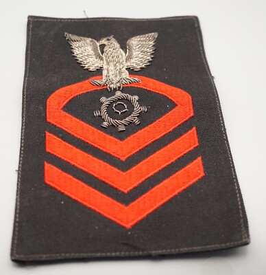 WWII Navy CPO Chief Petty Officer Quartermaster Shoulder Patch GOOD ...