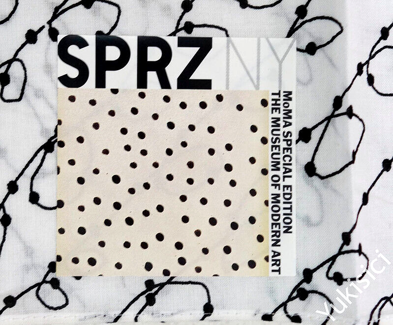 Yayoi Kusama x MoMA Scarf Ltd Edition Endless Dot & Lines Black & White 55cm | eBay