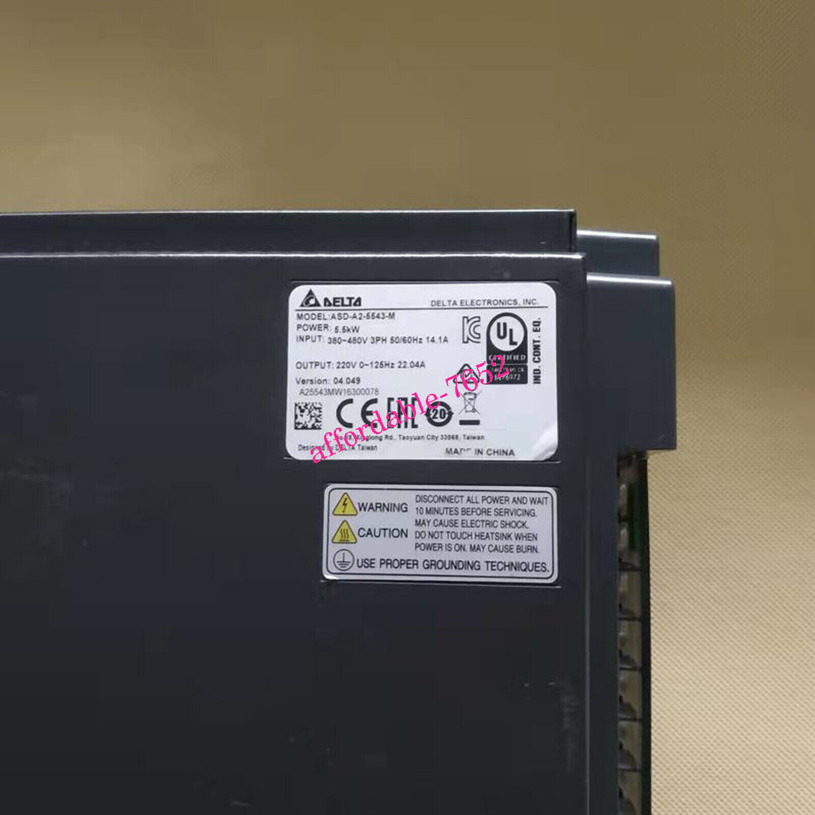 1PC NEW DELTA ASD-A2-5543-M Servo Driver 5.5KW Three-Phase 380VAC DHL or FedEx | eBay