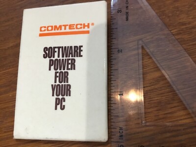 VINTAGE COMTECH SOFTWARE POWER FOR YOUR PC PINBACK BUTTON 2X3 INCH | eBay