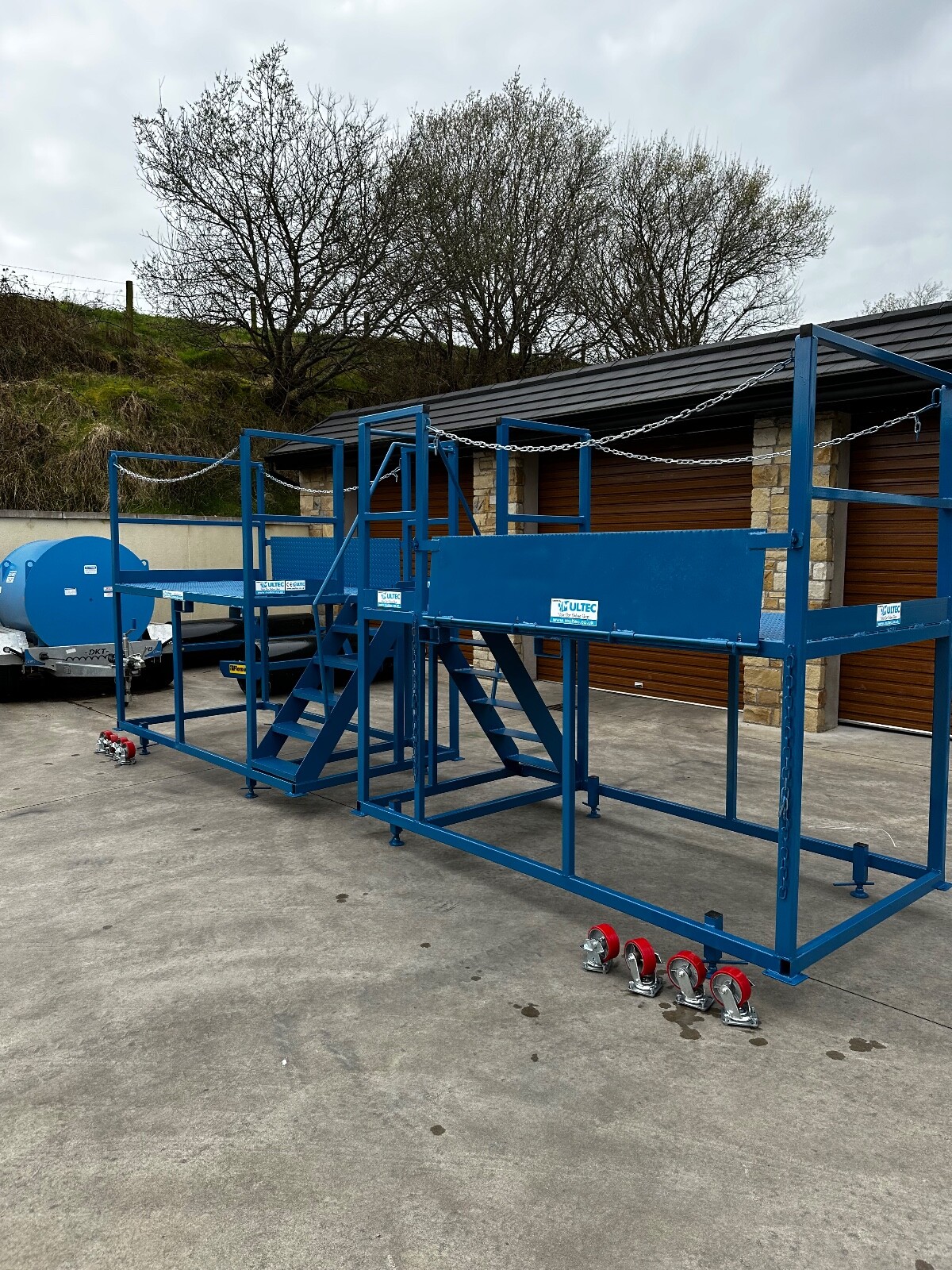 8Ft x 4Ft Mobile Access Platform (Unloading Lorry Trailer Steps) | eBay UK