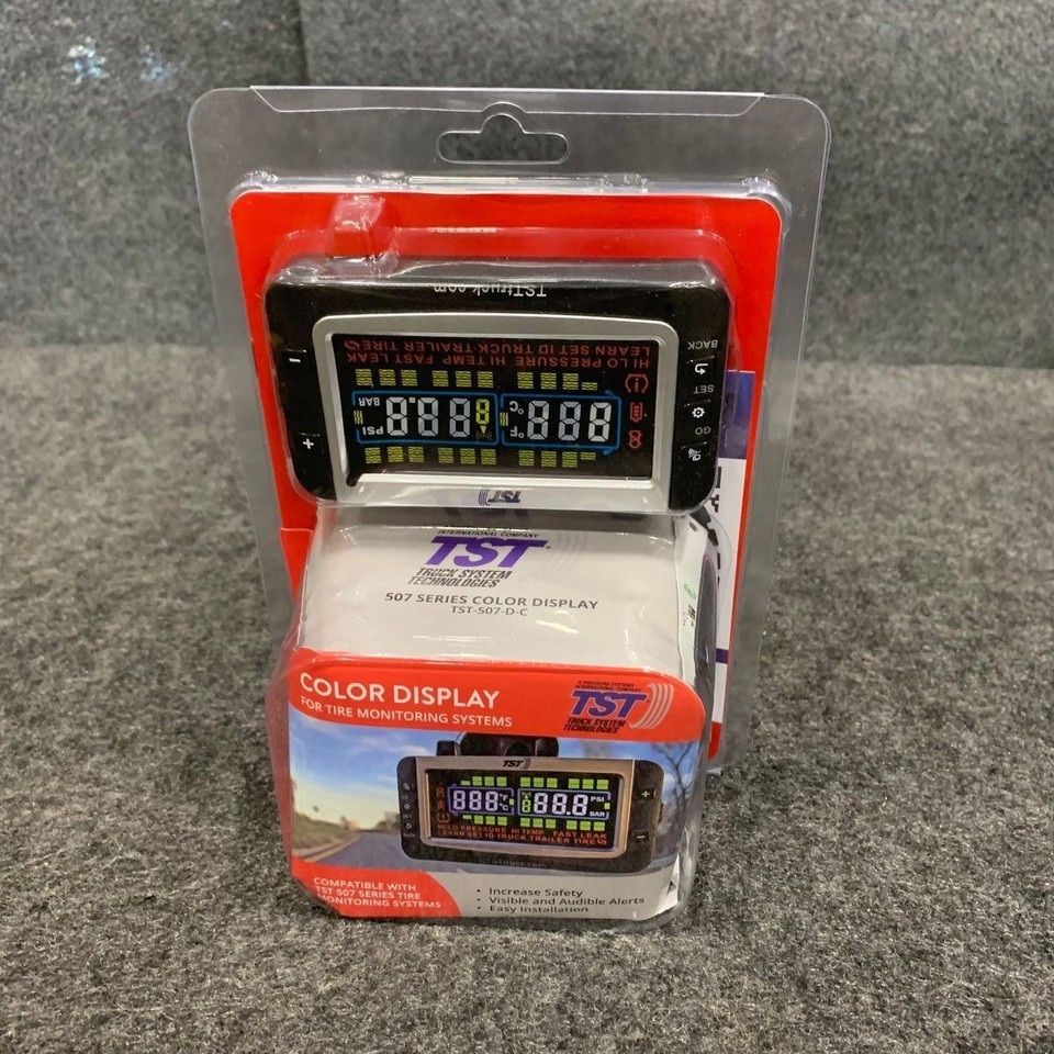 TST TRUCK SYSTEM TECHNOLOGIES TST-507-D-C 507 Series Color TPMS Display ...