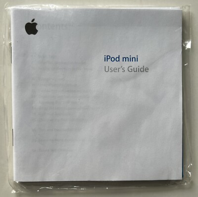 Ipod Mini User’s Guide 2003 | eBay