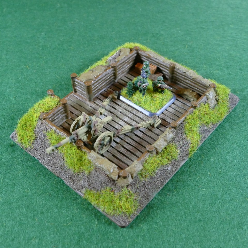 15mm Flames of War Large Dugouts for WW2 Wargaming | eBay