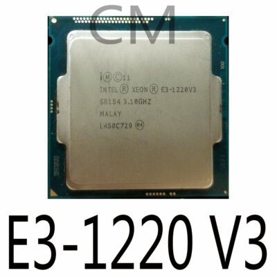 Intel Xeon E3-1220 V3 E3-1220V3 3.1GHz 4Core 8M LGA1150 CPU Processor ...