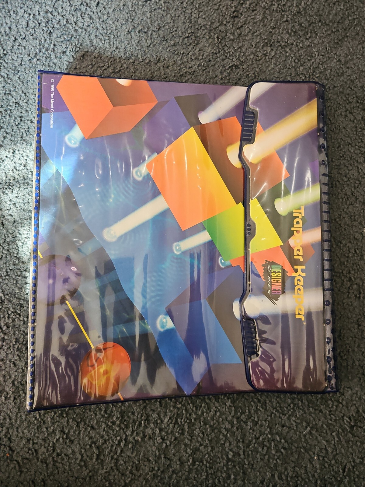 Mead+Trapper+Keeper+DESIGNER+Series+Vintage+Abstract+Geometric+3+Ring ...