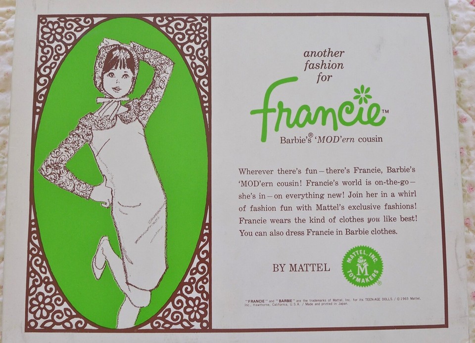 Vintage Francie Japanese Exclusive Fashion NRFB DS2232 Mint In Box | eBay