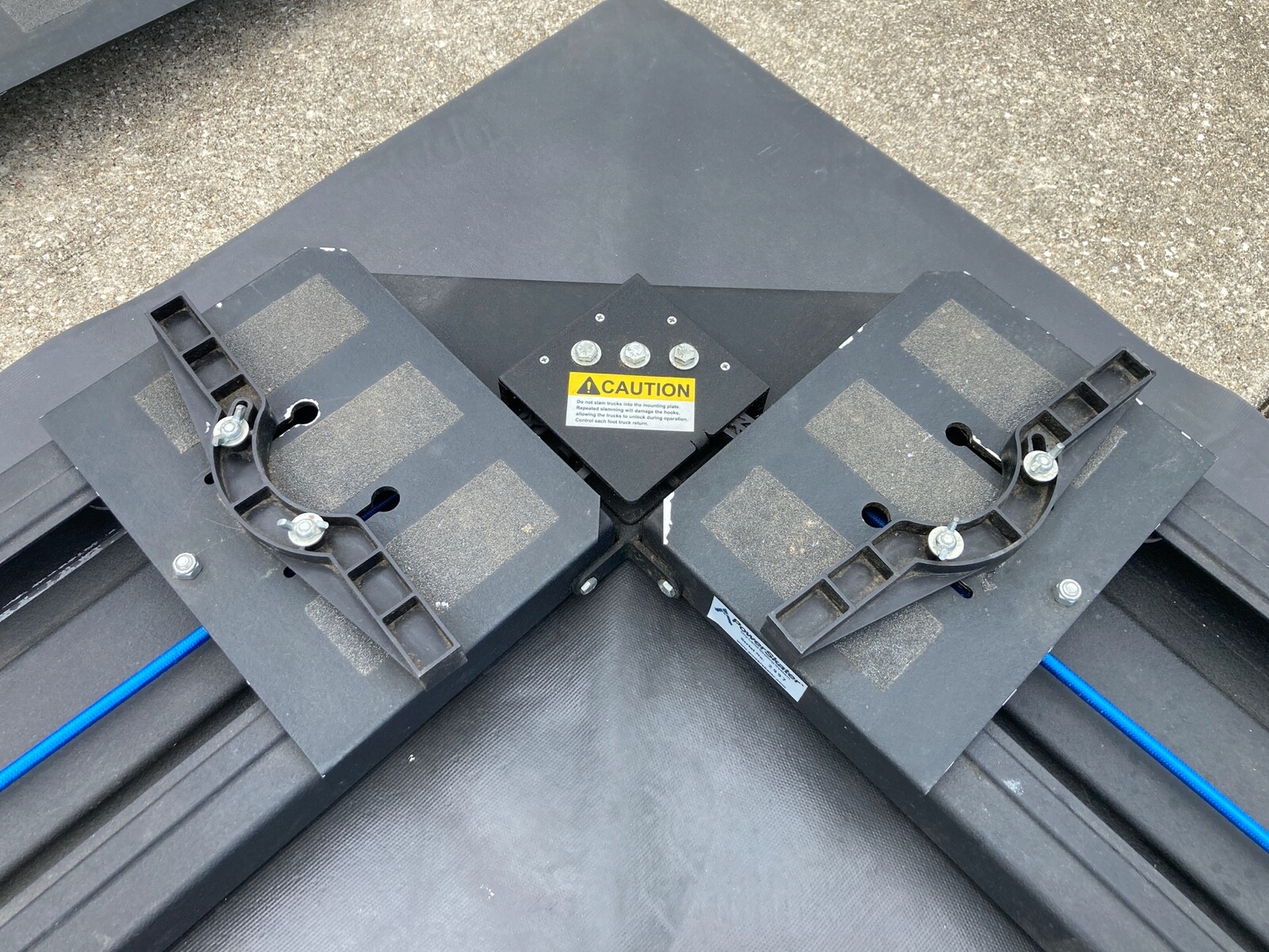 PowerSkater Ice Hockey Dry Land Skating System + Crossunder Attachment ...