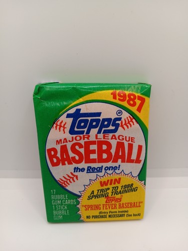 1987 Topps Major League Baseball *One Sealed Pack* | eBay