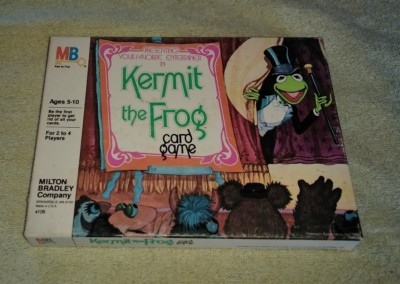 Kermit The Frog Card Game Muppet Jim Henson 1980 Milton Bradley ...