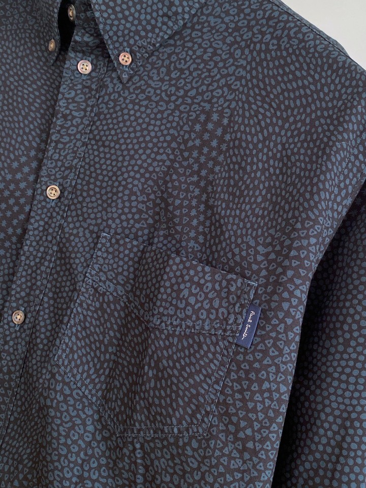 Paul Smith Printed Shirt Abstract Green Color | eBay