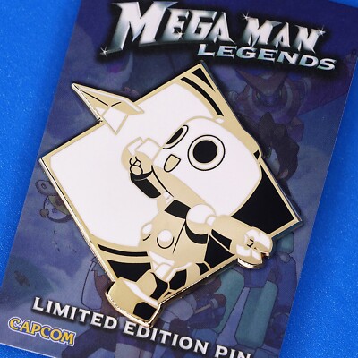 Mega Man Legends Servbot Limited Edition Gold Enamel Pin Figure | eBay