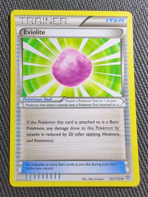 Pokémon TCG Eviolite Black and White Plasma Storm 122/135 Regular ...