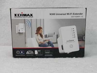 Edimax N300 Universal Wi-Fi Extender EW-7438RPn V2 | eBay