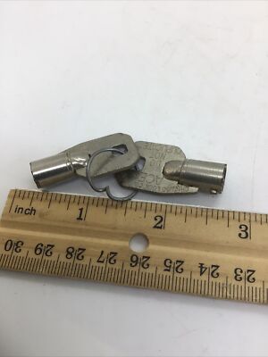 Matching Pair ACE Chicago Lock Vending Machine Keys Soda Coke Coca-Cola ...