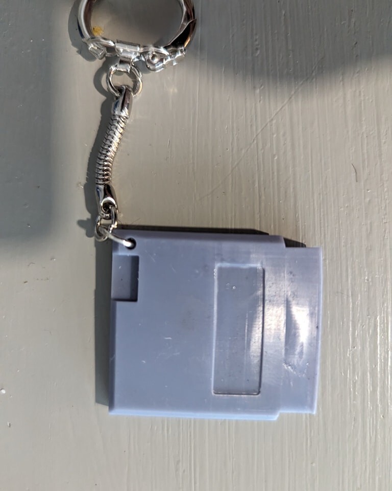 Custom Made Nintendo WWE KOTR Cartridge Key Chain - (3D Printed) Bret ...