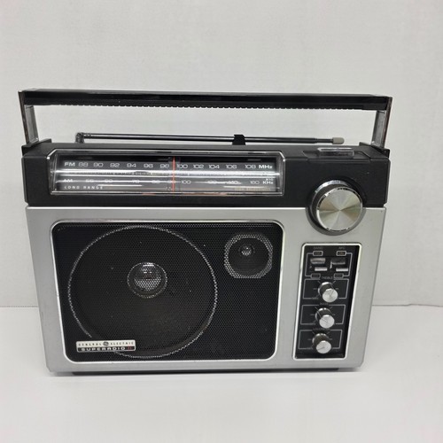 General Electric Superadio II Long Range AM/FM 7-2885F Vintage Super ...