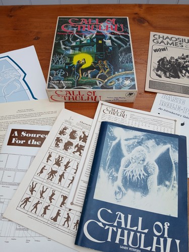 Call of Cthulhu. Original 1st Print Box Set from 1981. Good Condition ...