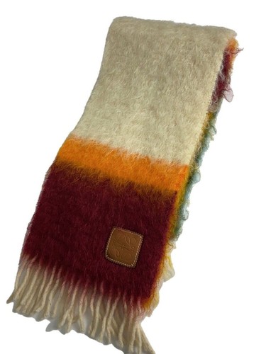 LOEWE Women's Mohair Multi Color Scarf A-28003861 Used | eBay