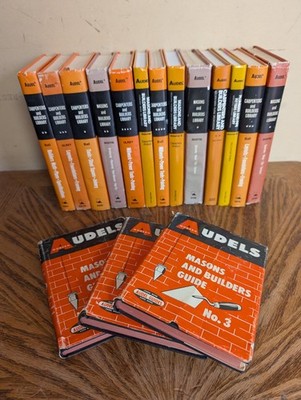 Audel Books Lot of 16 Hardcovers, VTG | eBay
