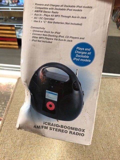 Brand New In box Icraig Cma3058 am/ fm Stereo Radio Portable made for ...