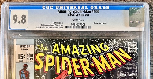 The Amazing Spider-Man #100, Anniversary Issue! CGC 9.8, White Pages ...