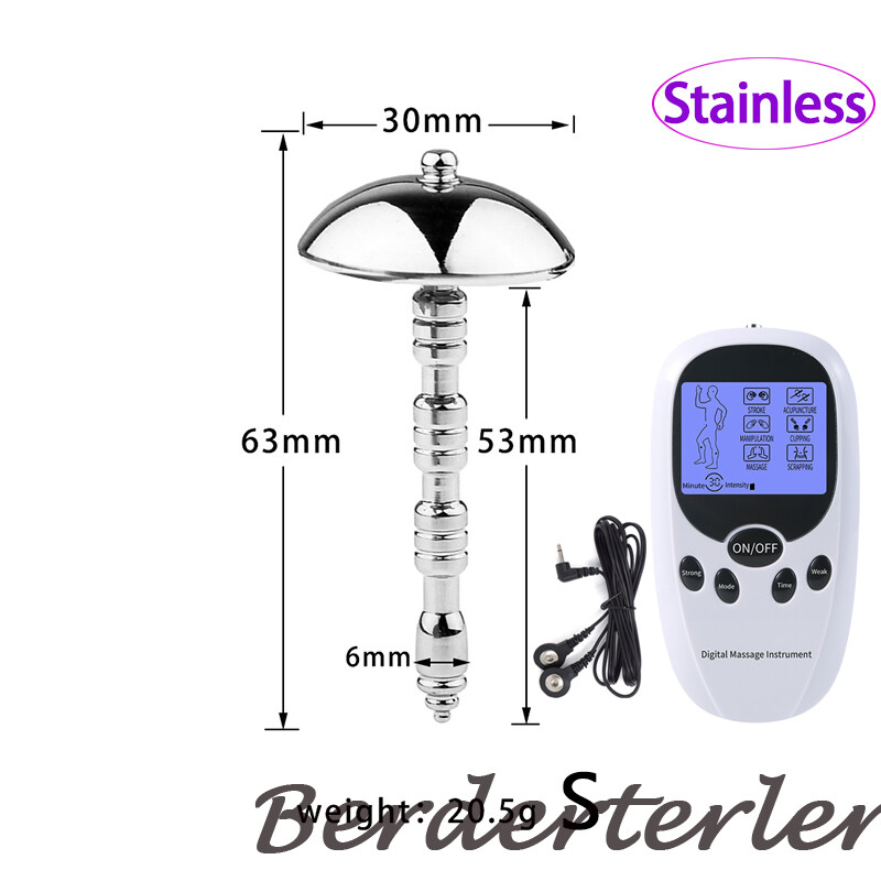 Stainless Steel Penis Rod Stimulation 5/6/8mm Shock Sounding Wands ...