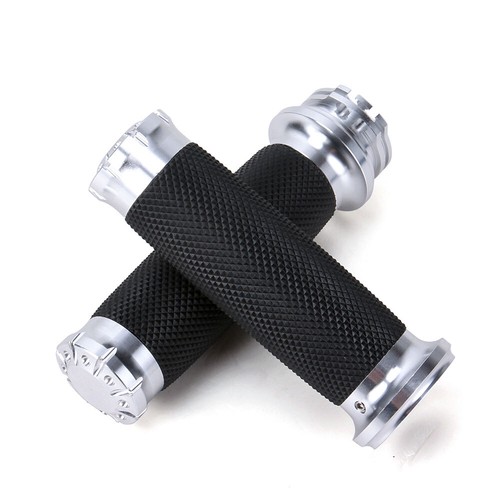 2X 1" Motorcycle Handlebar End Hand Grips for Harley Dyna Softail ...