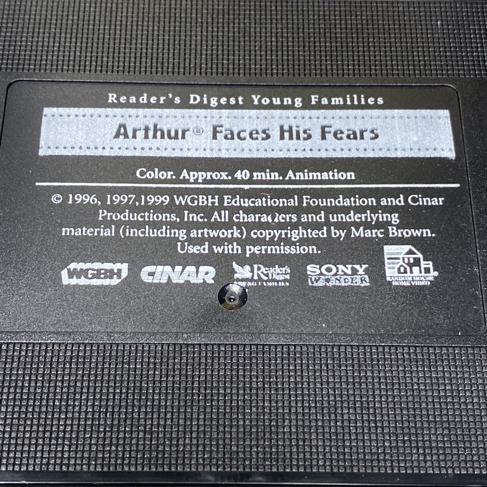 Arthur Faces His Fears VHS 2003 Reader’s Digest Young Families 4 Shows ...