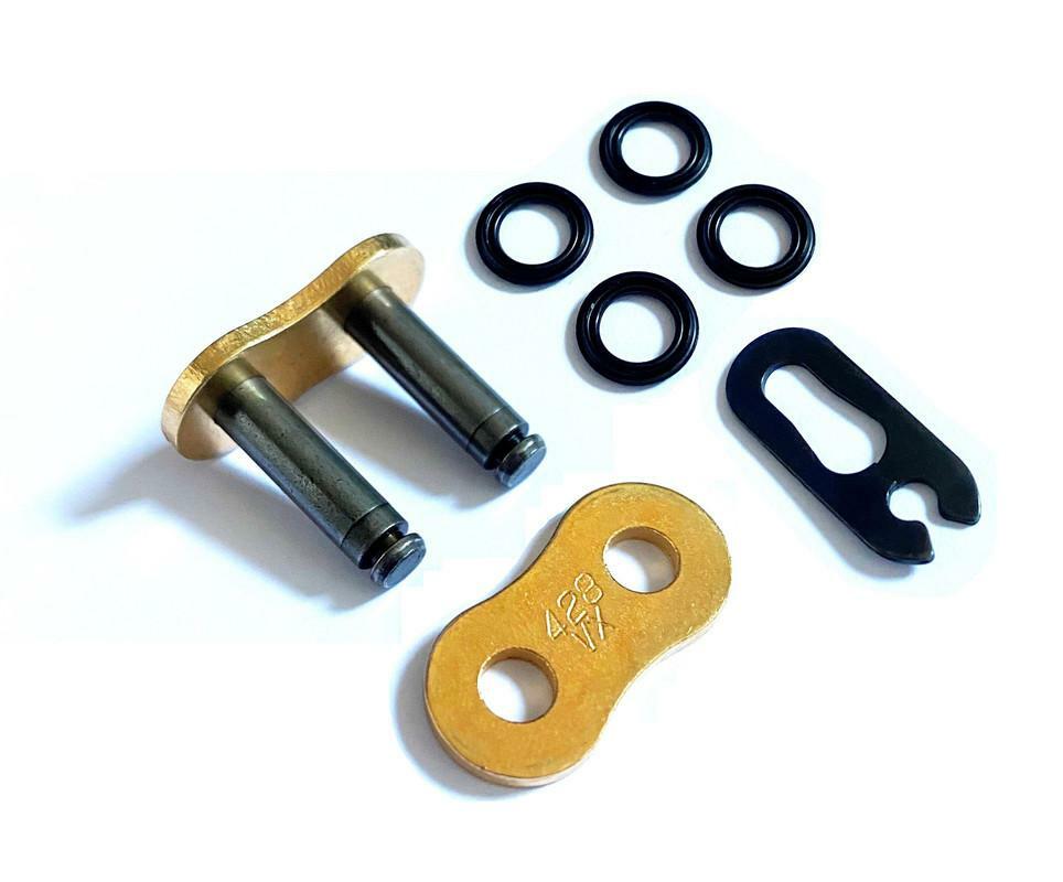 DID 428 VX Super Heavy Duty Gold X-Ring Chain 136 Links, With Joining ...