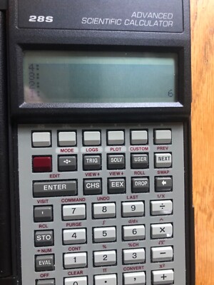 Hewlett-Packard HP-28S Advanced Scientific Calculator Set With Box ...