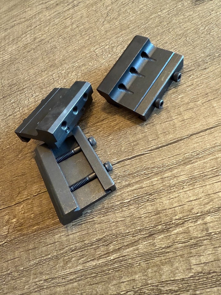 TSS Side Mount Rear Sight Base Palma- Picatinny to Warner, Redfield ...