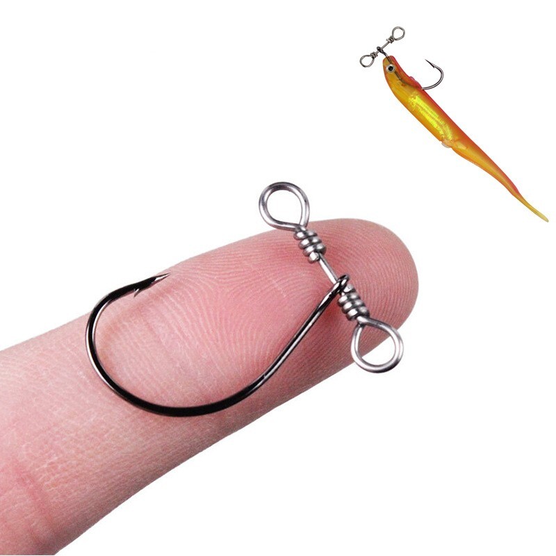 Drop Shot Hooks in-line Drop Shot Rig and Swivels Fishing Hooks for ...