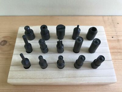 15 piece/17 function Tool Set for Chicago ST Rivet Press & Lionel Train ...