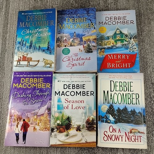 Debbie Macomber Christmas Romance 6 Paperback Book Lot Dashing Merry ...