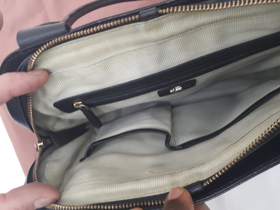 Radley Black Leather Medium Handbag with Dust Bag | eBay UK