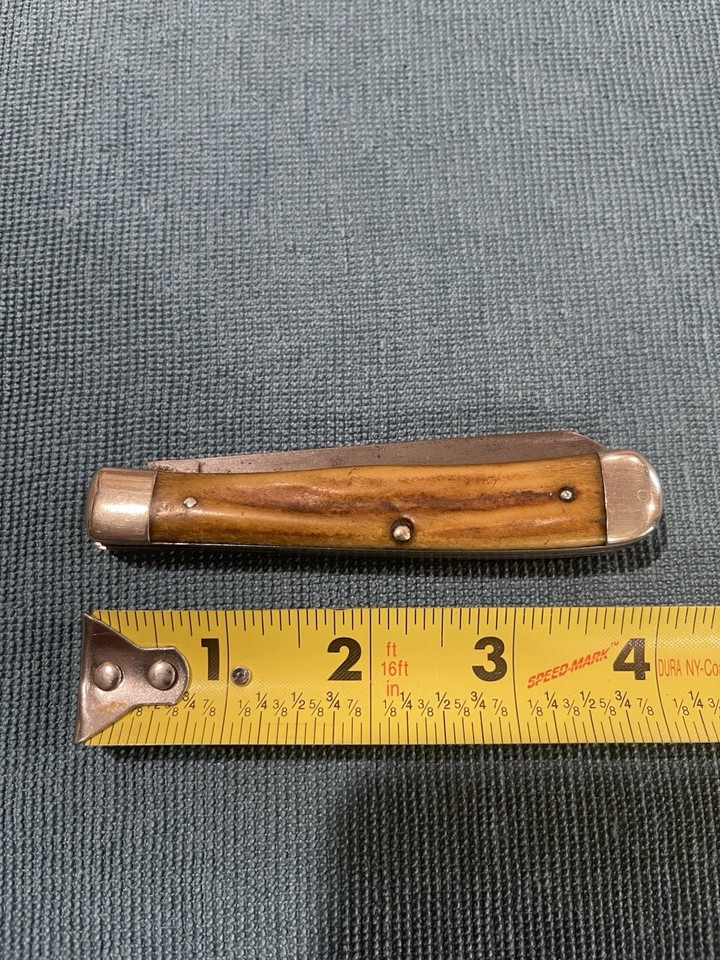 Vintage Case XX 5254 Large Trapper 1965-69 Stag Scales | eBay