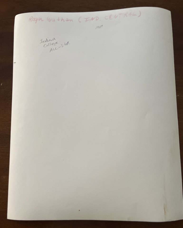 1967 Photo Of Roger Wathen University Of Indianapolis Central ...