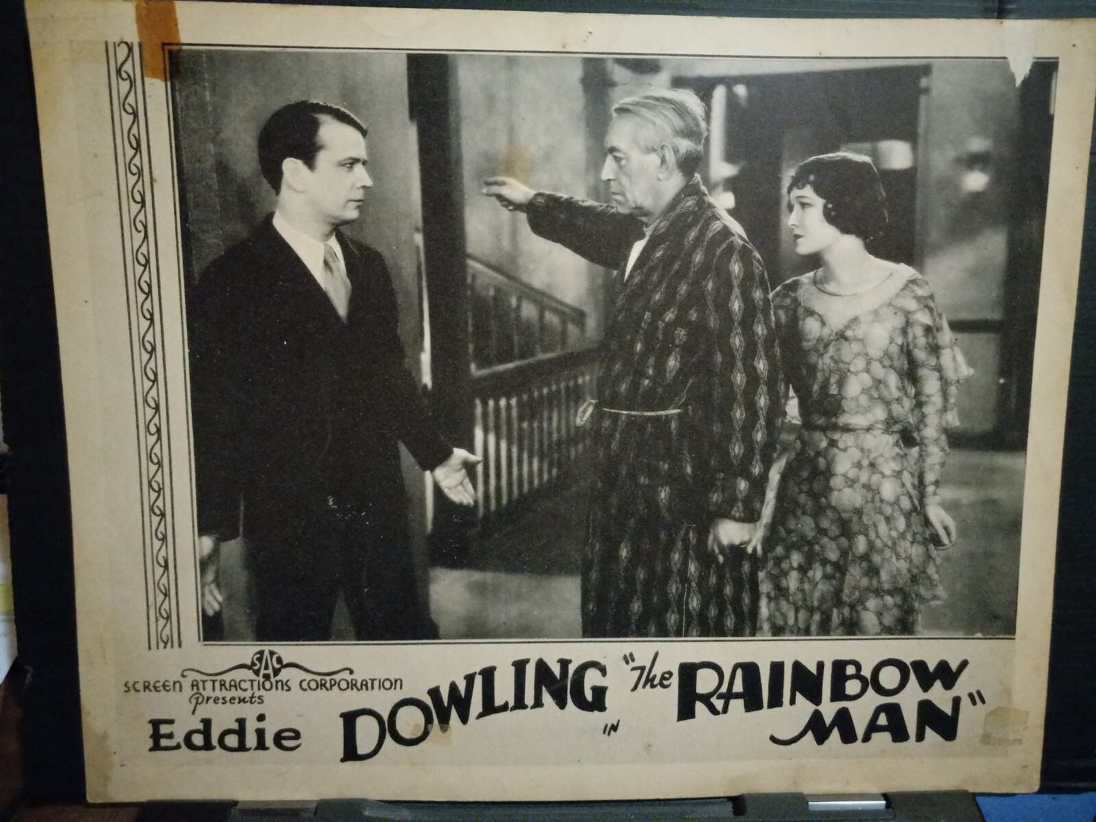 Lobby Card 1929 THE RAINBOW MAN Eddie Dowling ordered away from Marian Nixon | eBay