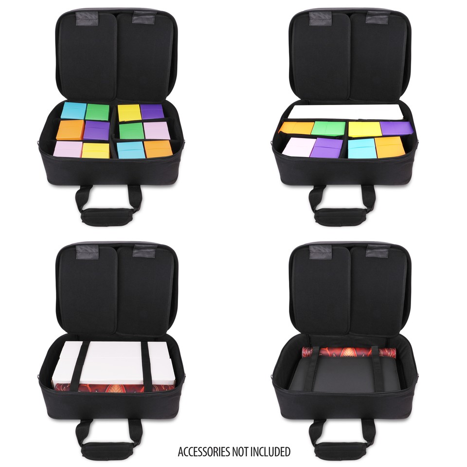 USA Gear XL MTG Deck Box Bag Travel Case - Large MTG Card Storage Bag ...