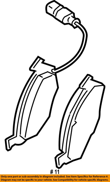 Volkswagen of America 5C0698151A - Disc Brake Pad Set, Front for sale ...